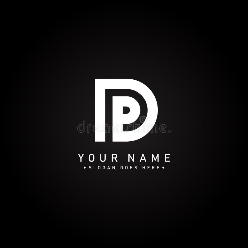 DP Minimal Vector Logo - Simple Business Logo for Monogram D and P ...
