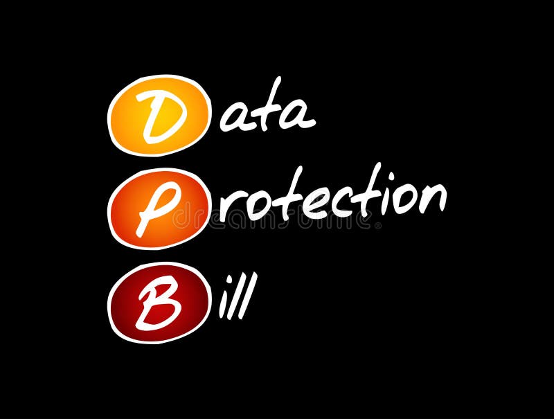 DPB - Data Protection Bill Acronym Concept Stock Illustration ...