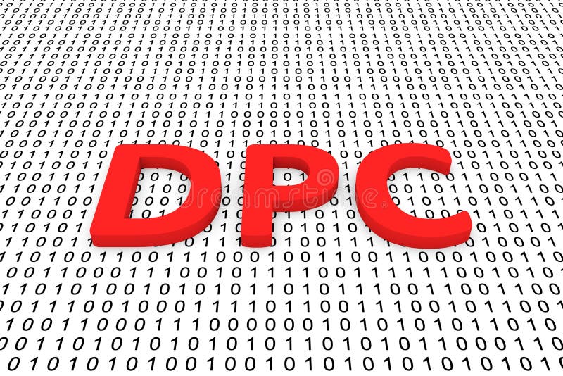 DPC illustration stock. Illustration du code, binaire - 87346782