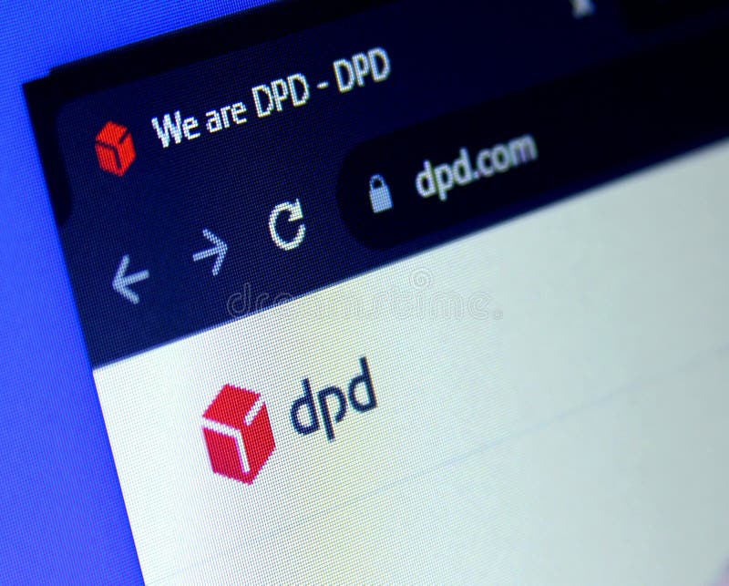 Dpd company logo editorial stock image. Image of cargo - 298211234