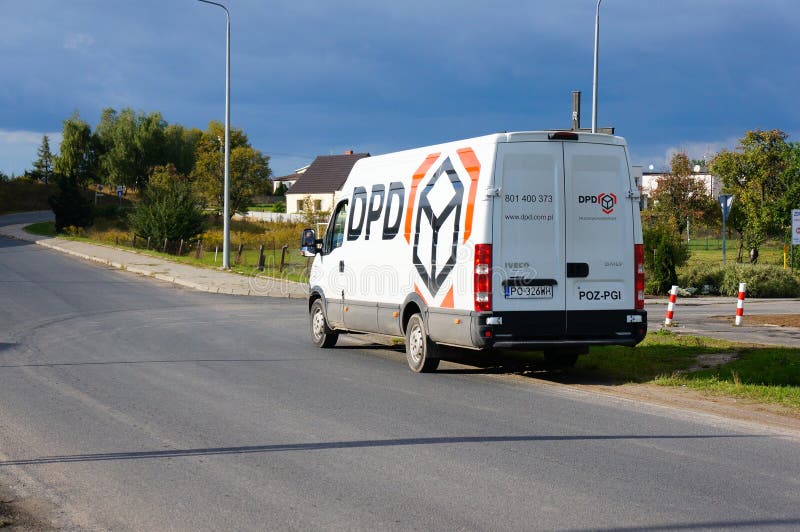 DPD delivery bus editorial photo. Image of poland, vehicle - 41744876