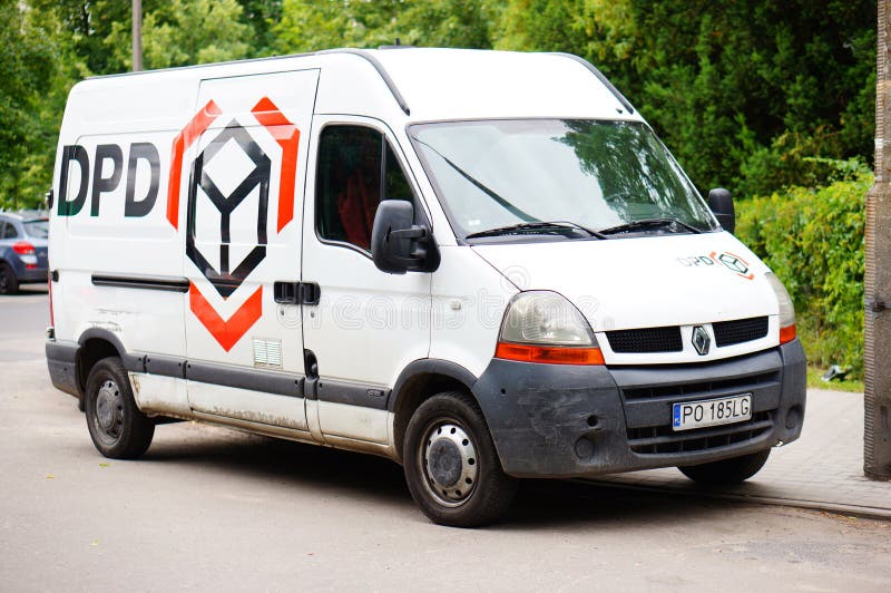 DPD delivery bus editorial photo. Image of poland, vehicle - 41744876