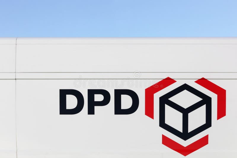 DPD-Logo auf einer Wand redaktionelles bild. Bild von stadt - 91392765