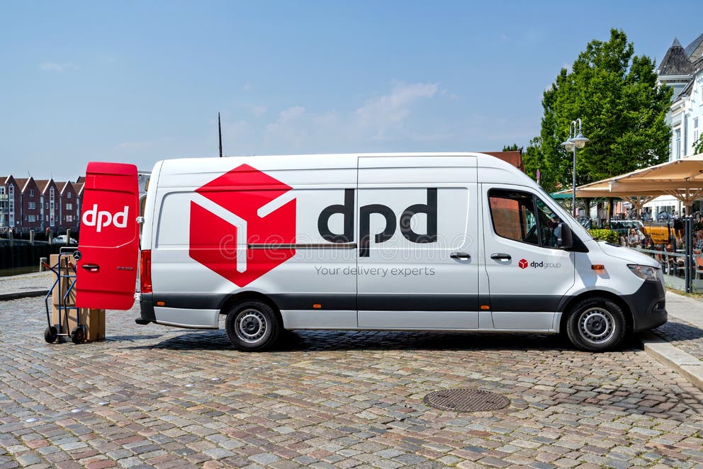 Dpd van editorial photography. Image of livery, benz - 223735607