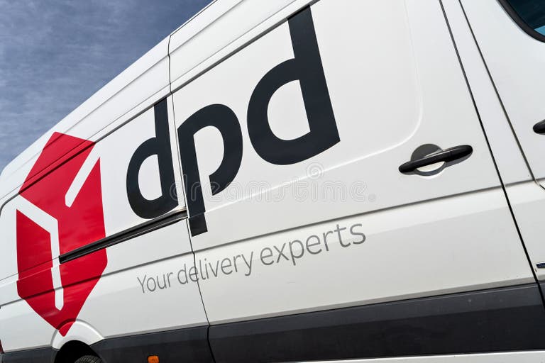 DPD van editorial photo. Image of hauler, commercial - 250919926