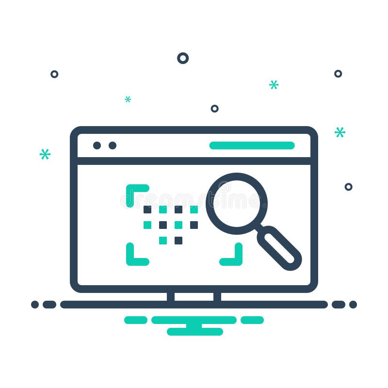 Mix Icon for Dpi, Monitor and Dots Stock Vector - Illustration of ...