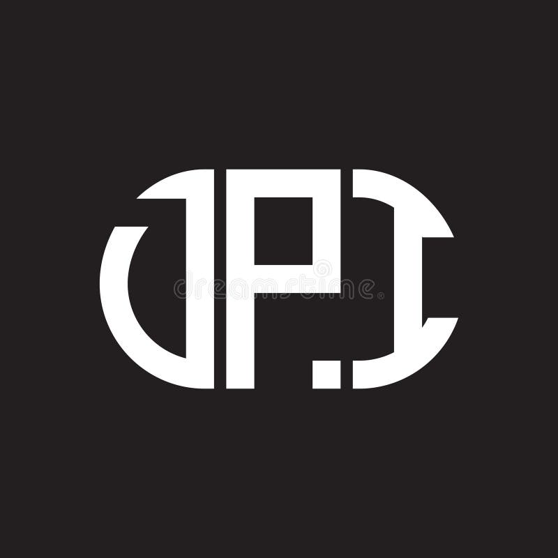 DPI Letter Logo Design on Black Background. DPI Creative Initials ...