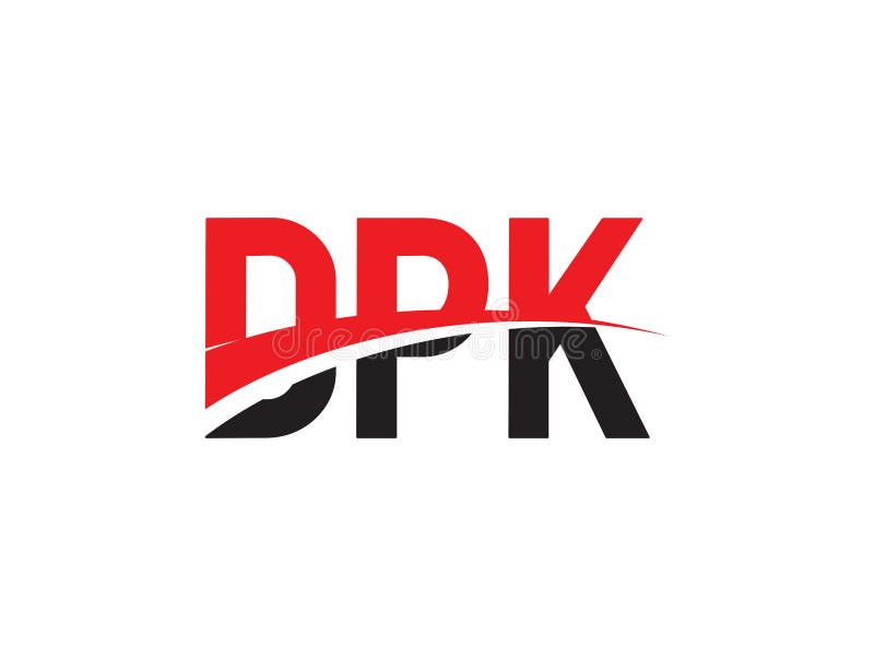 DPK Letter Initial Logo Design Vector Illustration Stock Vector ...