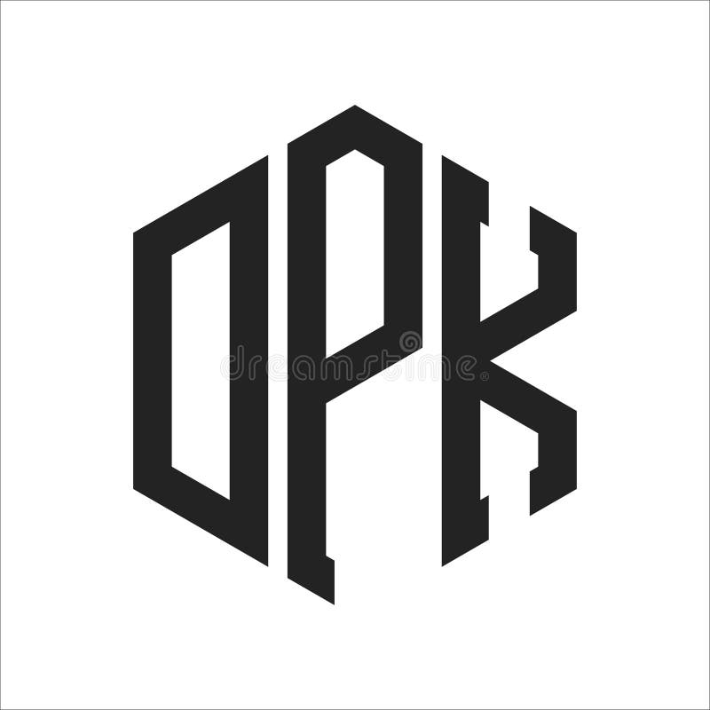 DPK Logo Design. Initial Letter DPK Monogram Logo Using Hexagon Shape ...