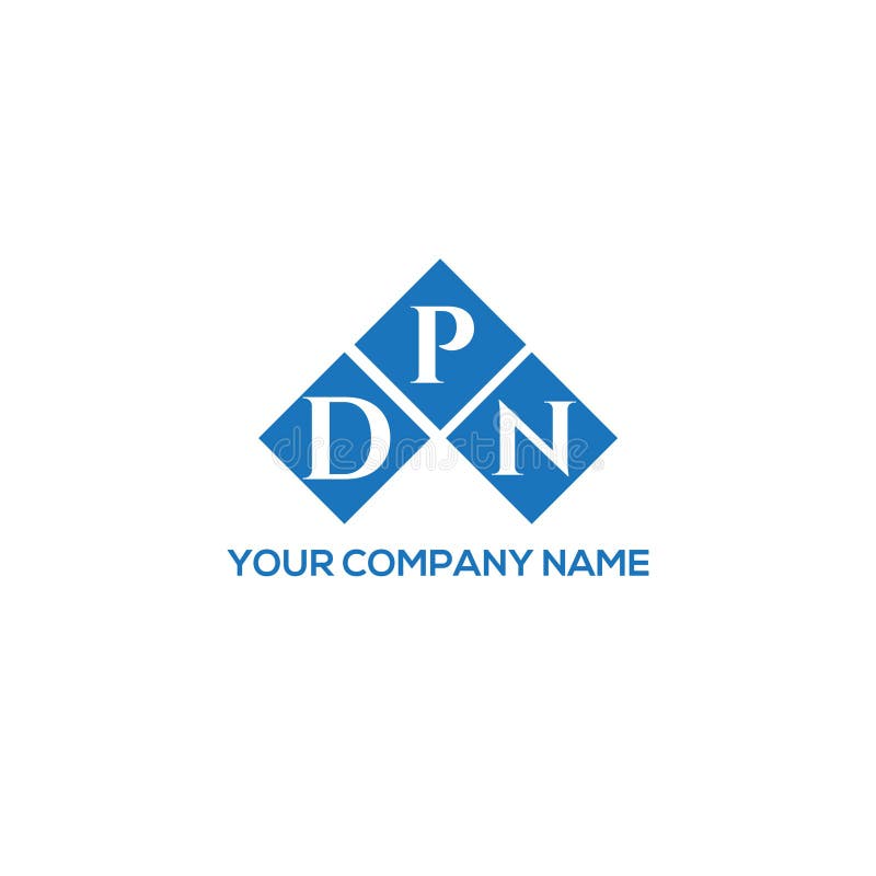 DPN Letter Logo Design on White Background. DPN Creative Initials ...