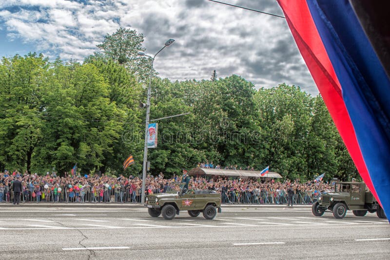 DPR. Victory Day Parade. 2016, May 9. Editorial Image - Image of parade ...