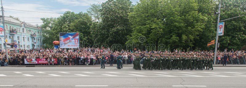 DPR. Victory Day Parade. 2016, May 9. Editorial Stock Image - Image of ...