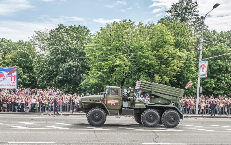 DPR. Victory Day Parade. 2016, May 9. Editorial Stock Image - Image of ...