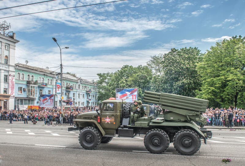 DPR. Victory Day Parade. 2016, May 9. Editorial Stock Photo - Image of ...