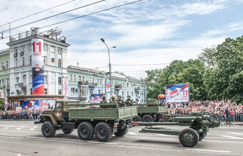 DPR. Victory Day Parade. 2016, May 9. Editorial Photo - Image of russia ...