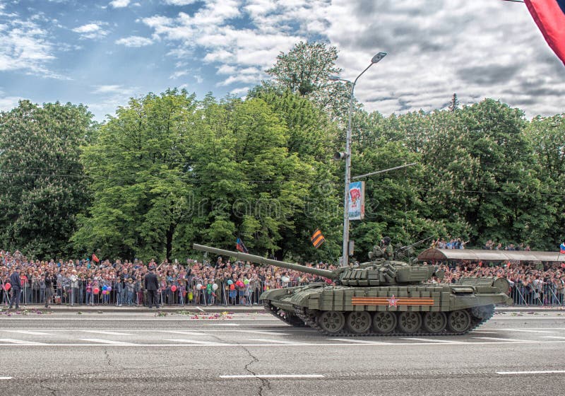 DPR. Victory Day Parade. 2016, May 9. Editorial Image - Image of ...