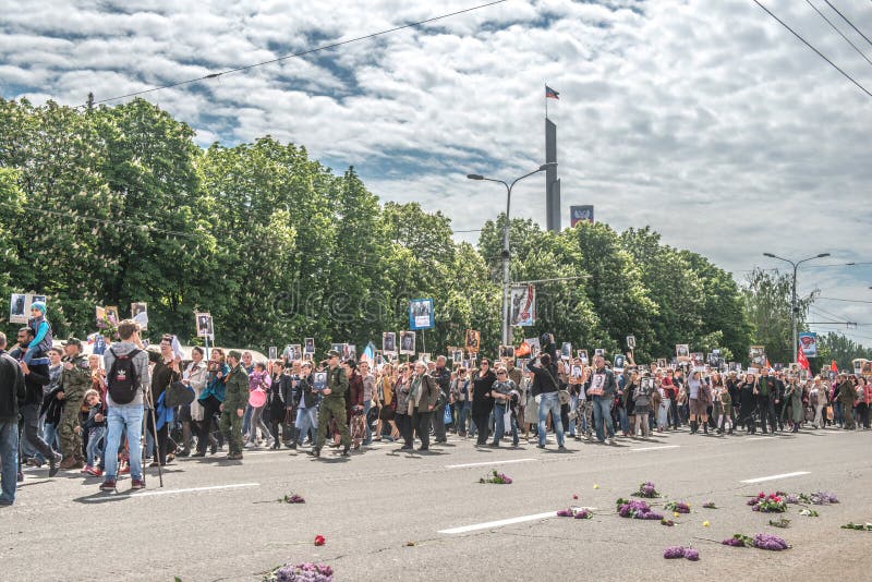 DPR. Victory Day Parade. 2016, May 9. Editorial Photo - Image of ...