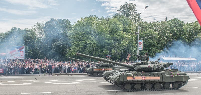 DPR. Victory Day Parade. 2016, May 9. Editorial Photo - Image of people ...
