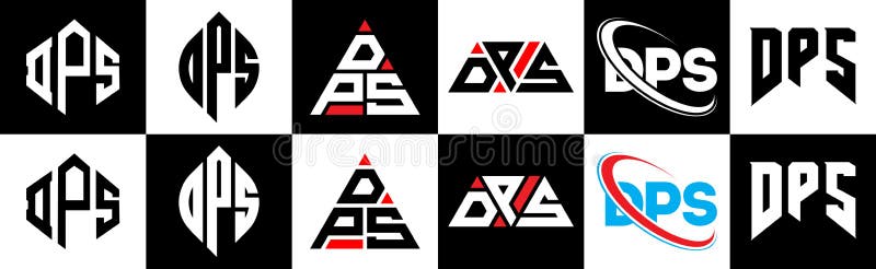 DPS Letter Logo Design in Six Style. DPS Polygon, Circle, Triangle ...