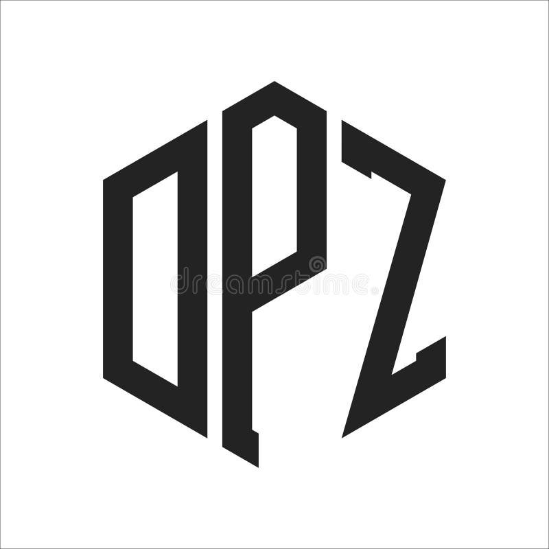 DPZ Logo Design. Initial Letter DPZ Monogram Logo Using Hexagon Shape ...