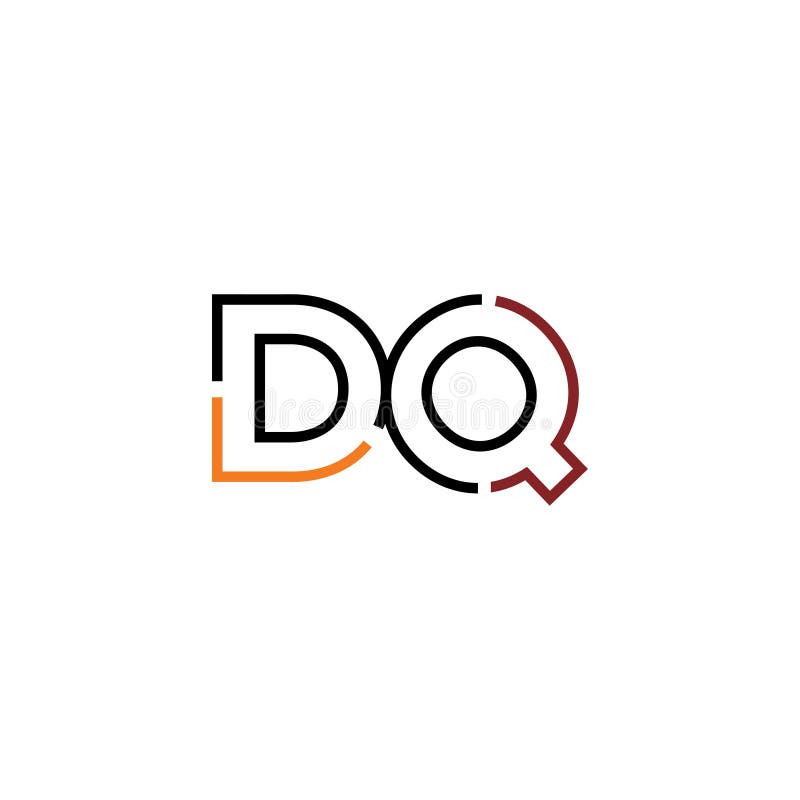 Letter DQ Simple Monogram Logo Icon Design. Stock Vector - Illustration ...