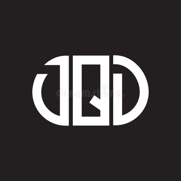 DQD Letter Logo Design on Black Background. DQD Creative Initials ...