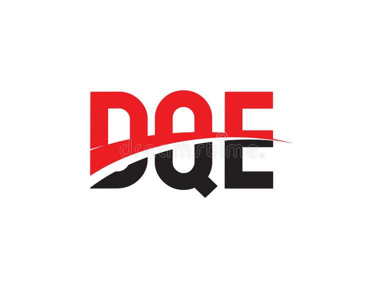 DQE Letter Initial Logo Design Vector Illustration Stock Vector ...