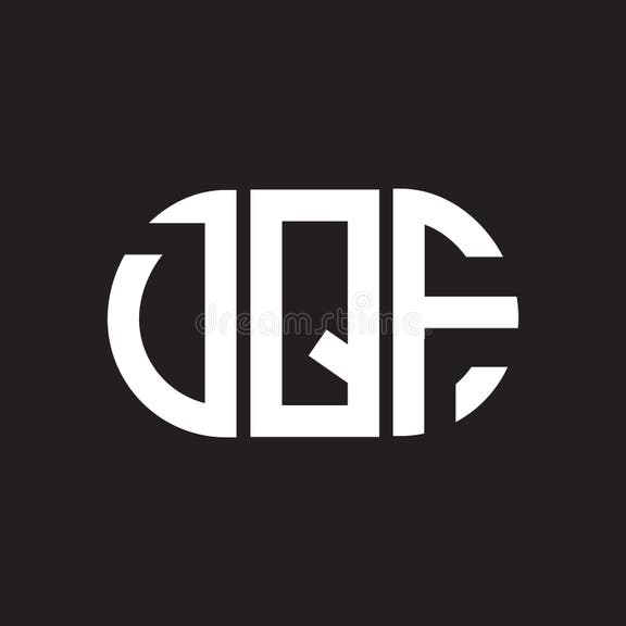 DQF Letter Logo Design on Black Background. DQF Creative Initials ...