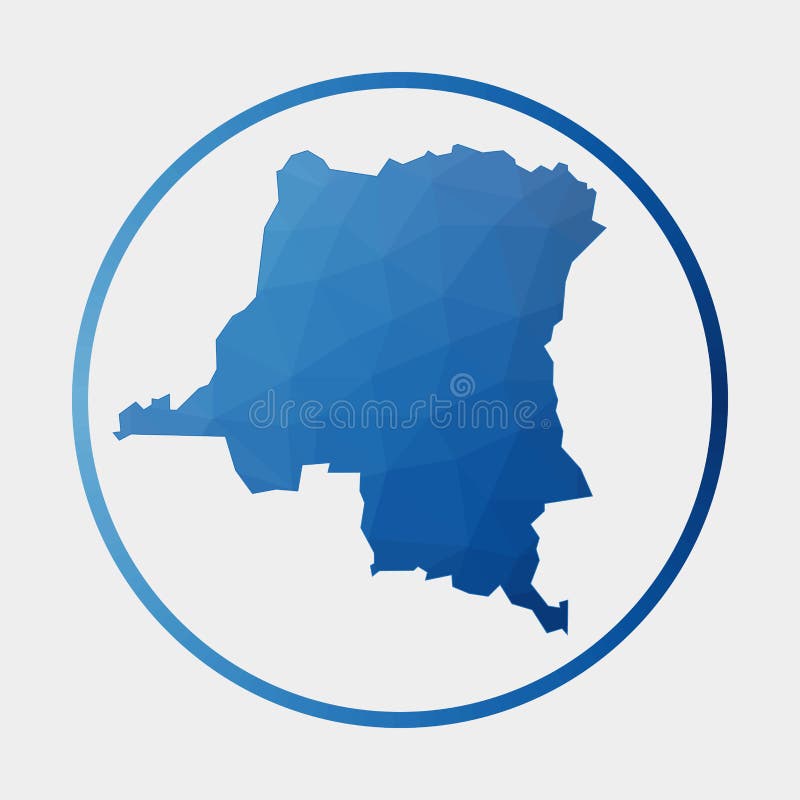 DR Congo icon. stock vector. Illustration of badge, land - 214892693