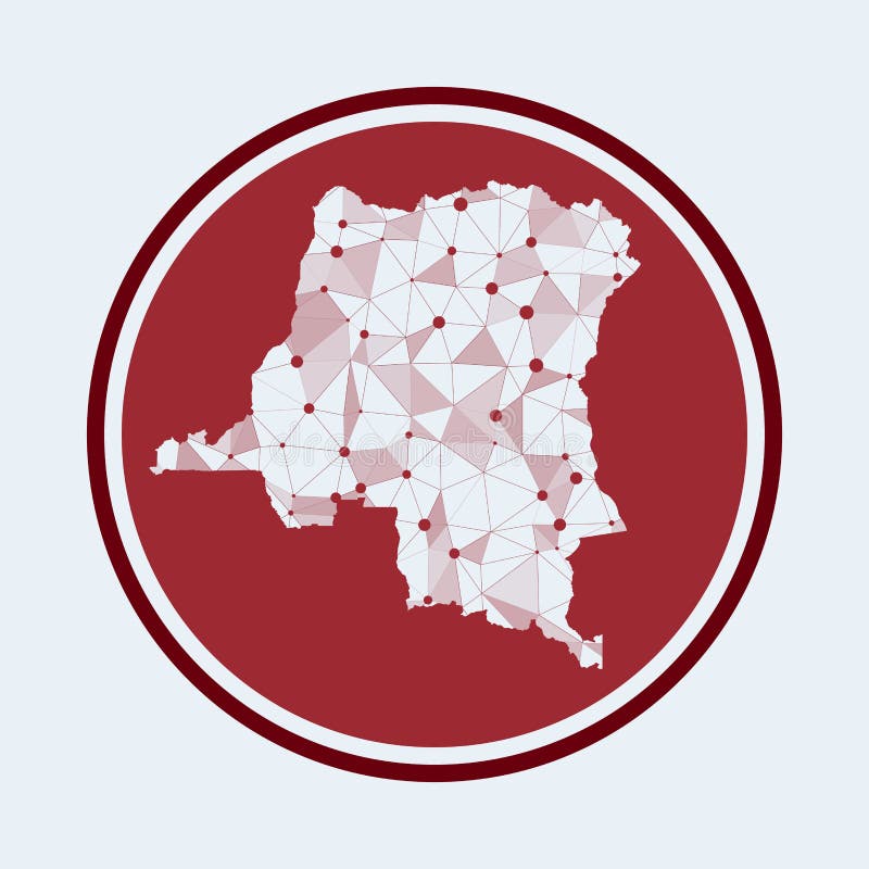 DR Congo icon. stock vector. Illustration of badge, land - 214892693