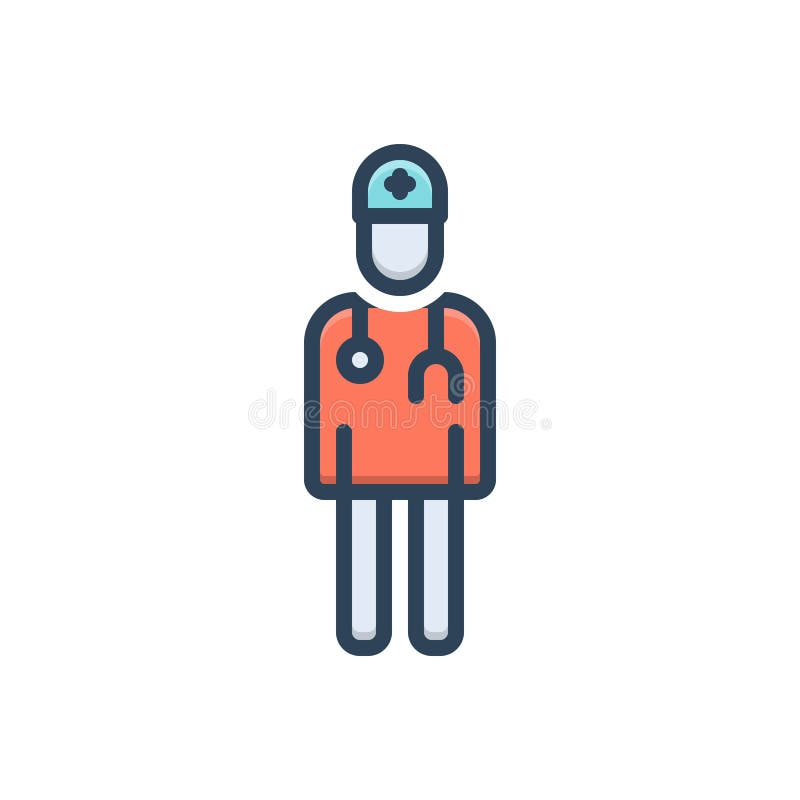 Color Illustration Icon for Dr, Stethoscope and Doctor Stock ...