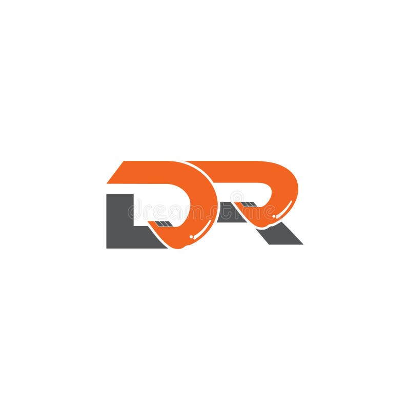 DR Letter Logo Icon Design Template Elements Stock Vector ...