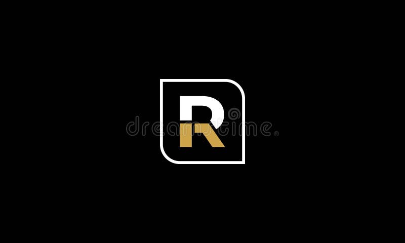 DR or RD D and R Creative and Modern Letter Logo Design Stock Vector ...