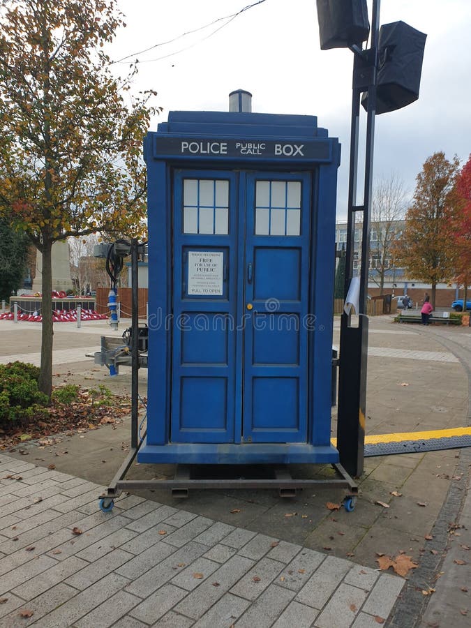 Dr who police box editorial stock photo. Image of blue - 241124173