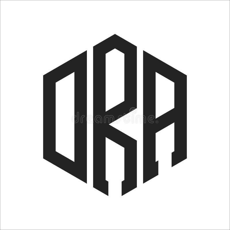 DRA Logo Design. Initial Letter DRA Monogram Logo Using Hexagon Shape ...