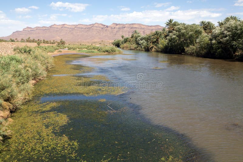 Draa river landscape stock image. Image of outdoor, landscape - 26829299