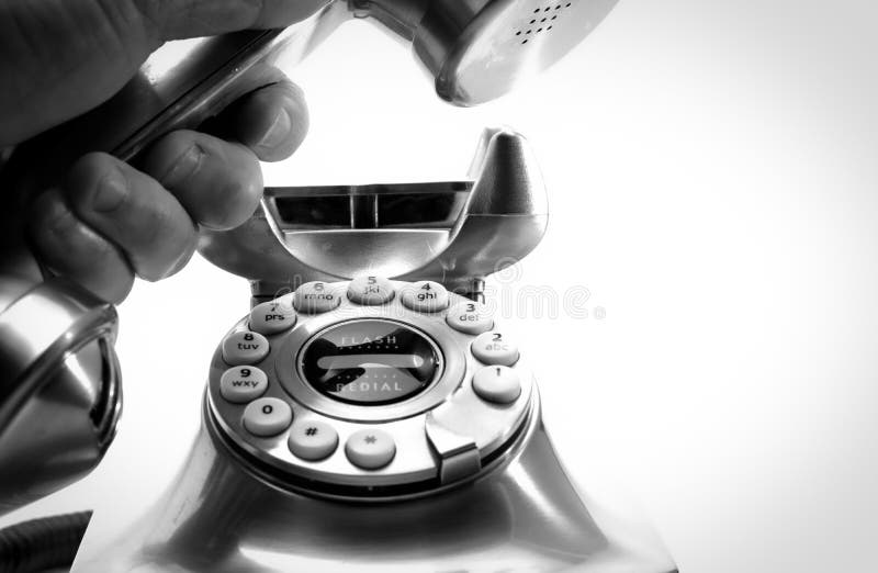 Omhoog Het Hangen Van De Telefoon Stock Foto - Image of oortelefoon ...