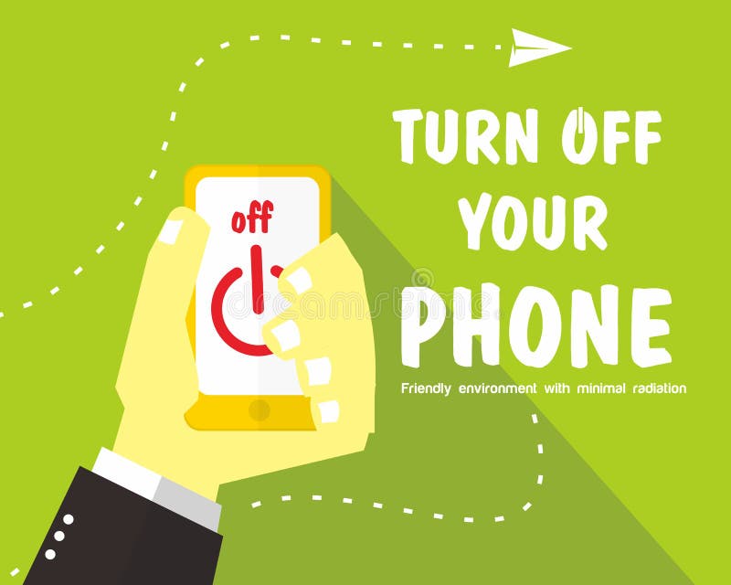 Draai van Uw Telefoon stock illustratie. Illustration of partijen ...