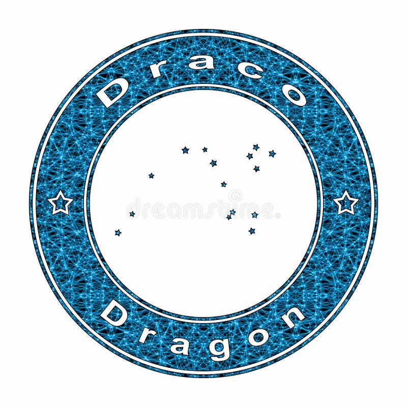 Draco Star Constellation, Dragon Constellation Stock Illustration ...