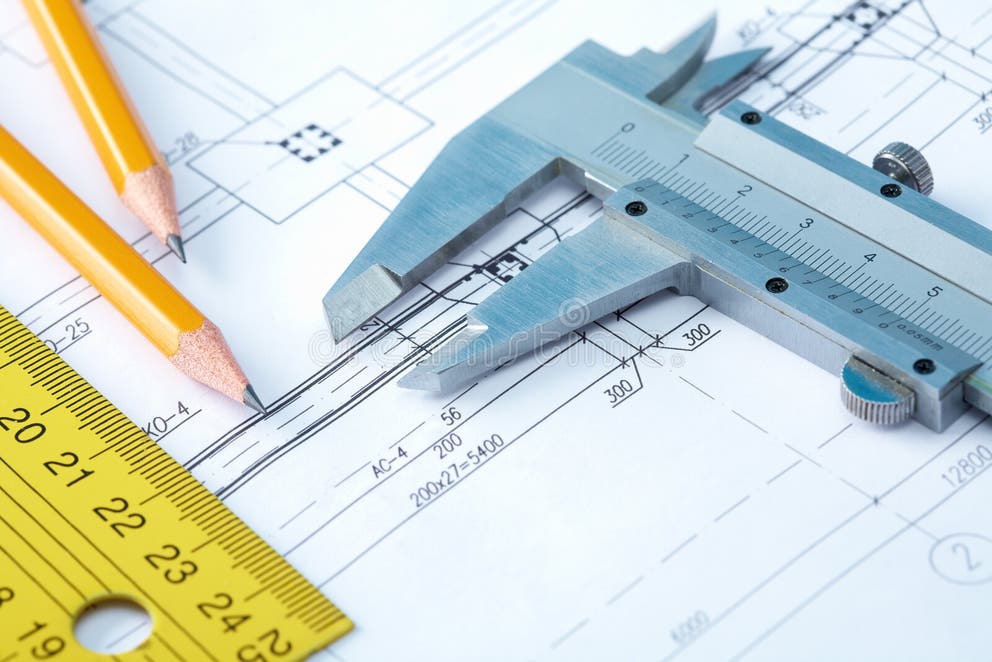 Draft stock image. Image of draftsmanship, house, closeup - 16345309