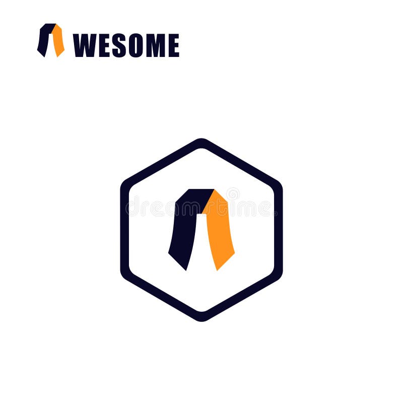 Awesome Logo Design Inspiration Logo Concept Stock Vector ...