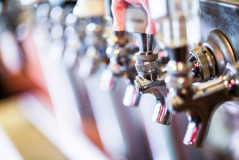 Draft beer stock image. Image of beer, restaurant, draft - 55085983