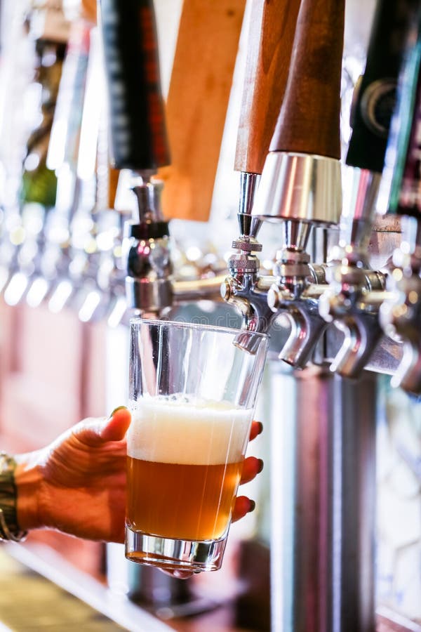 Draft beer stock image. Image of cocktail, beverage, draft - 55085987