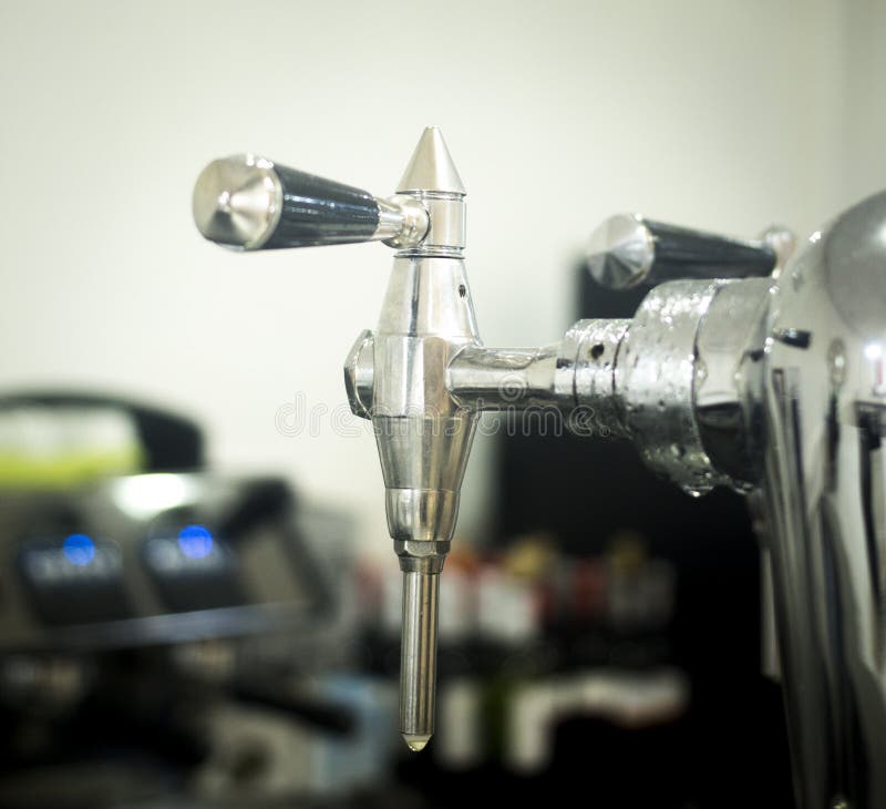 Draft beer pump tap in bar stock photo. Image of brew - 68992302