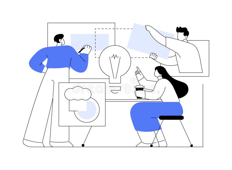 Draft a Business Plan Abstract Concept Vector Illustration. Stock ...