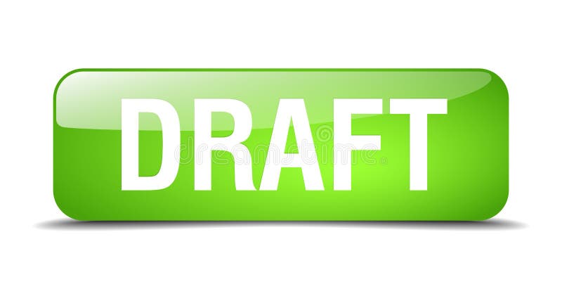 Draft button stock vector. Illustration of isolated - 119901149