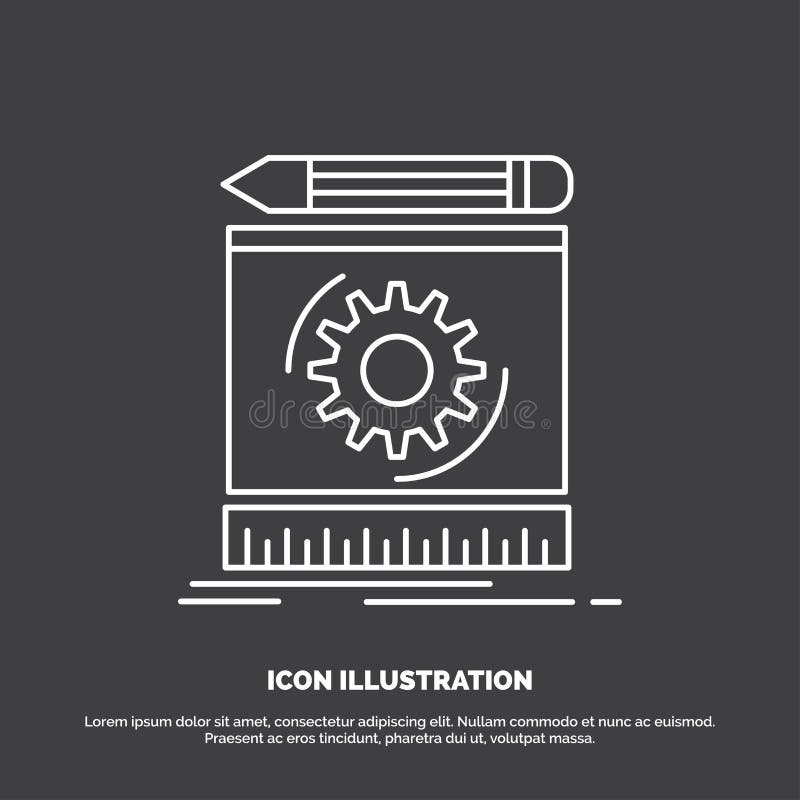 Prototyping icon stock vector. Illustration of vector - 210907478