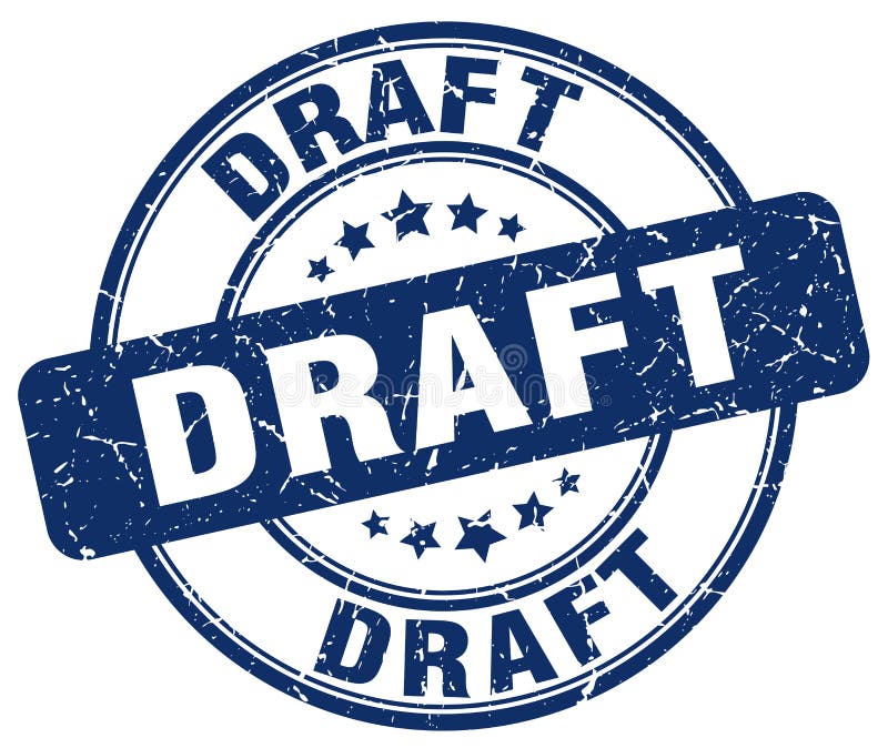 Draft stamp stock vector. Illustration of draft, insignia - 117560350