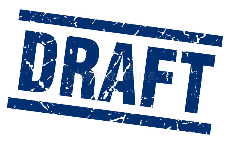 Draft stamp stock vector. Illustration of retro, seal - 117560378