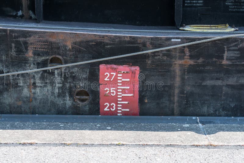 Draft marks stock image. Image of mark, draft, freight - 1012677